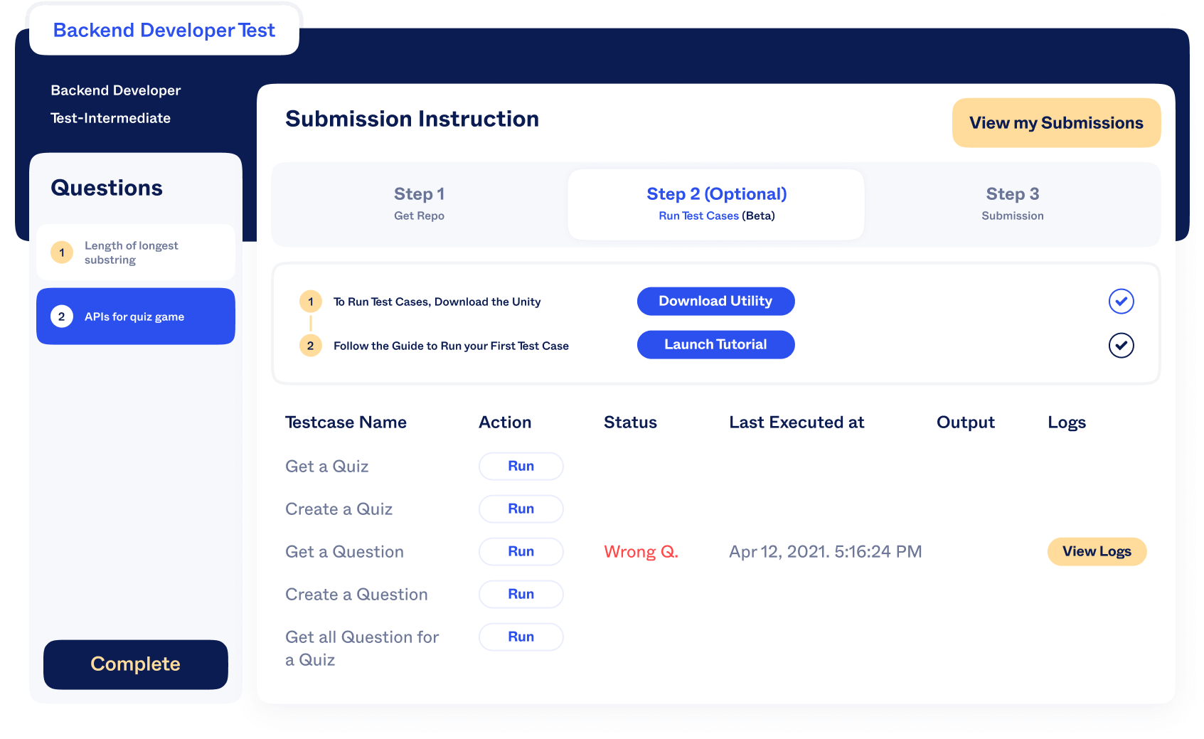 #1 Online Tech Assessment Platform