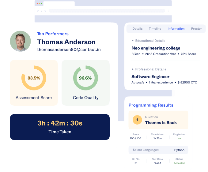 Codejudge - Online Assessment and Developer Hiring Platform