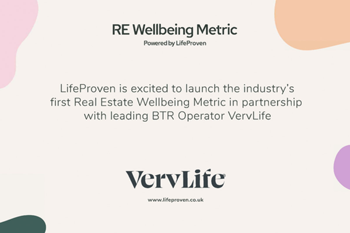 Real Estate Wellbeing Metric launched by LifeProven