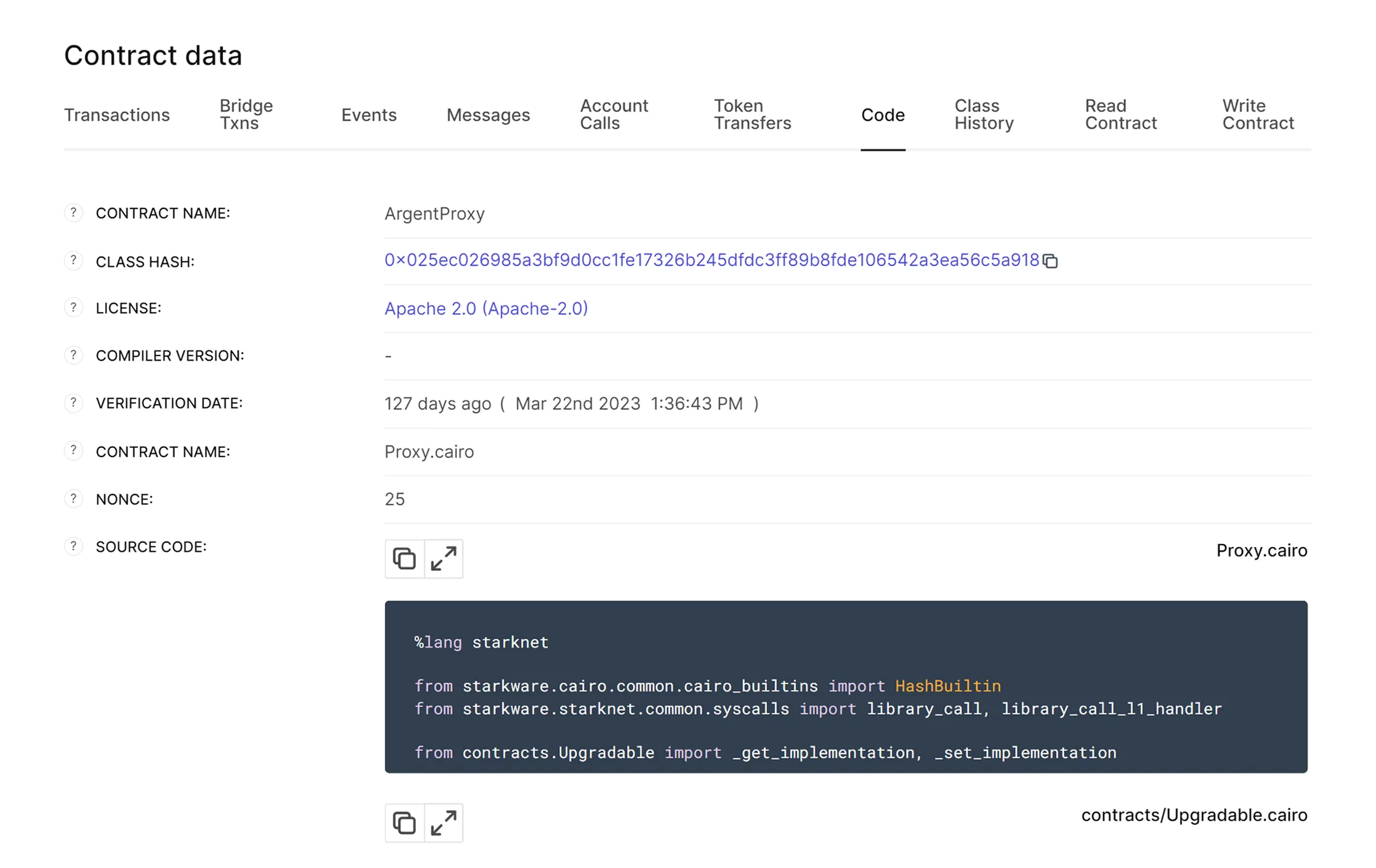 Voyager | The block explorer for Starknet