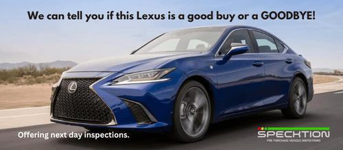 Lexus Used Vehicle Inspection in Florida