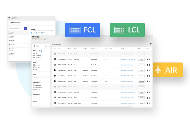 Online Freight Rate Management Software - Freightify