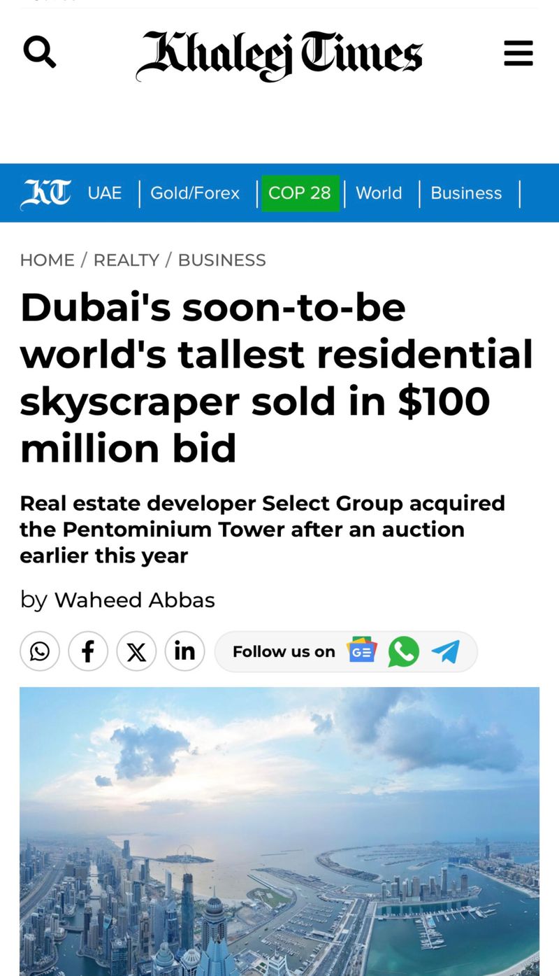 Select Group - Dubai's Leading Premium Real Estate Developer