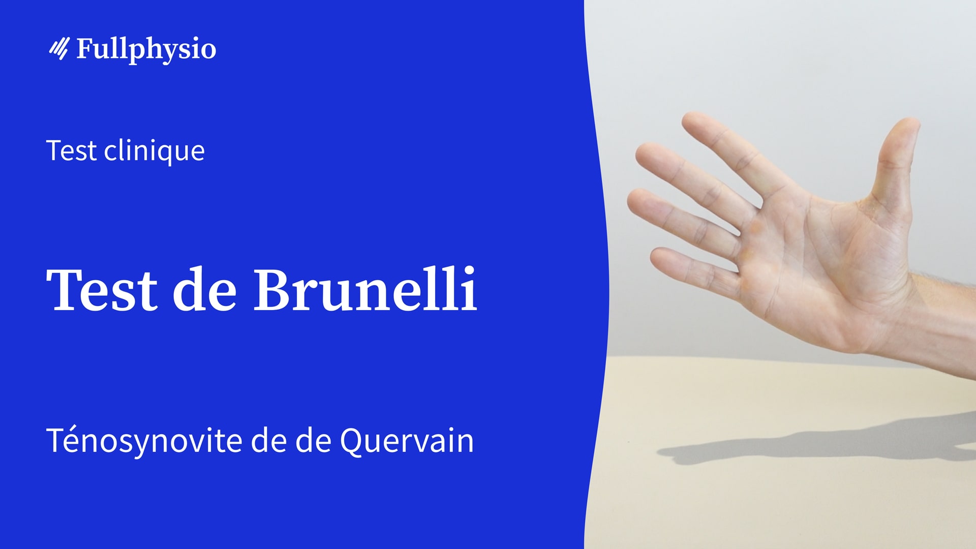 Vidéo de test - Test de Brunelli