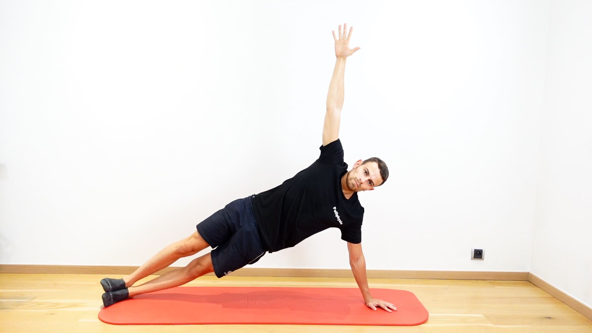 Vidéo d'exercice - Gainage latéral bras tendus