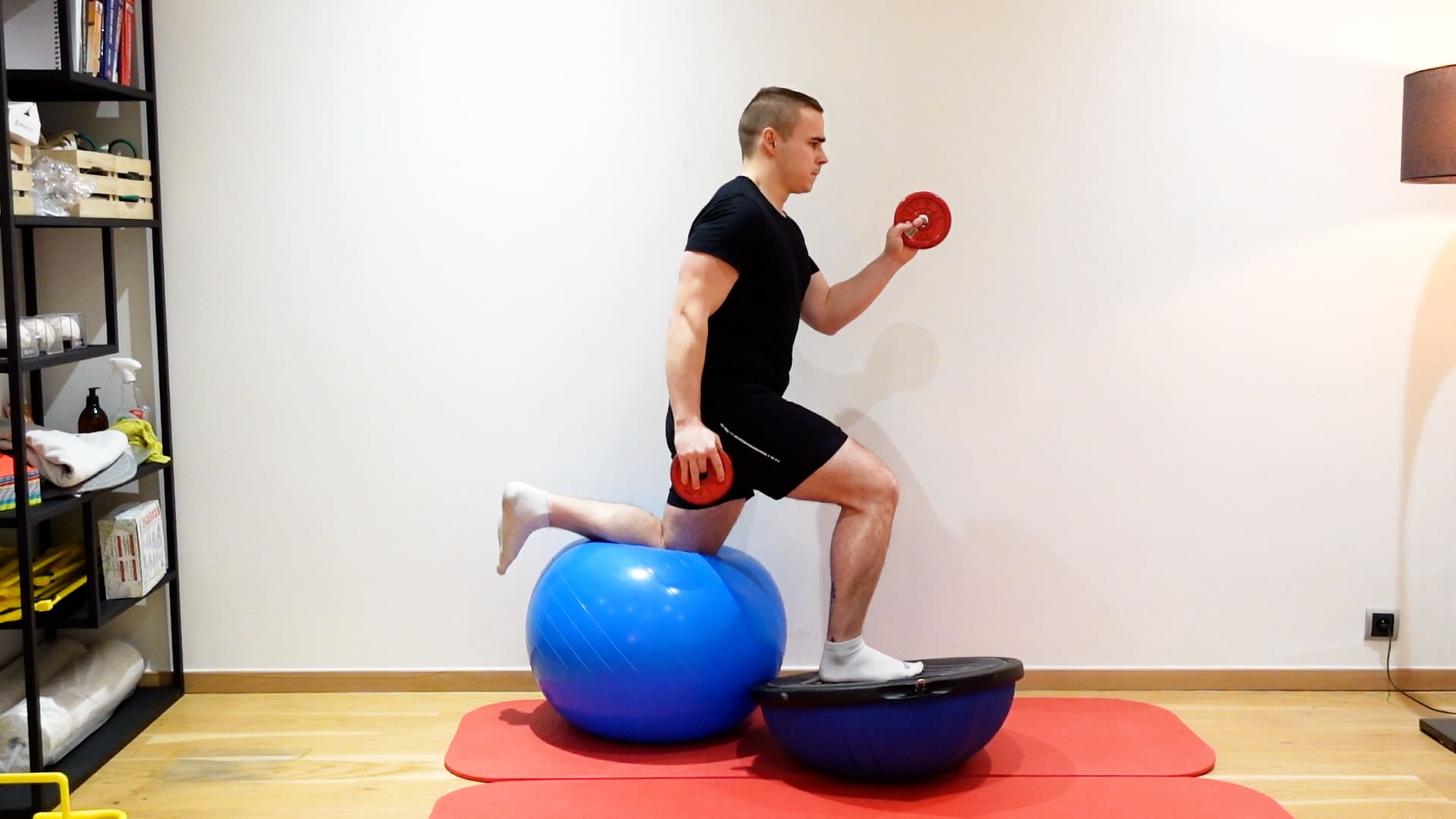 Vidéo d'exercice - Proprioception sprinter avec mouvement de bras