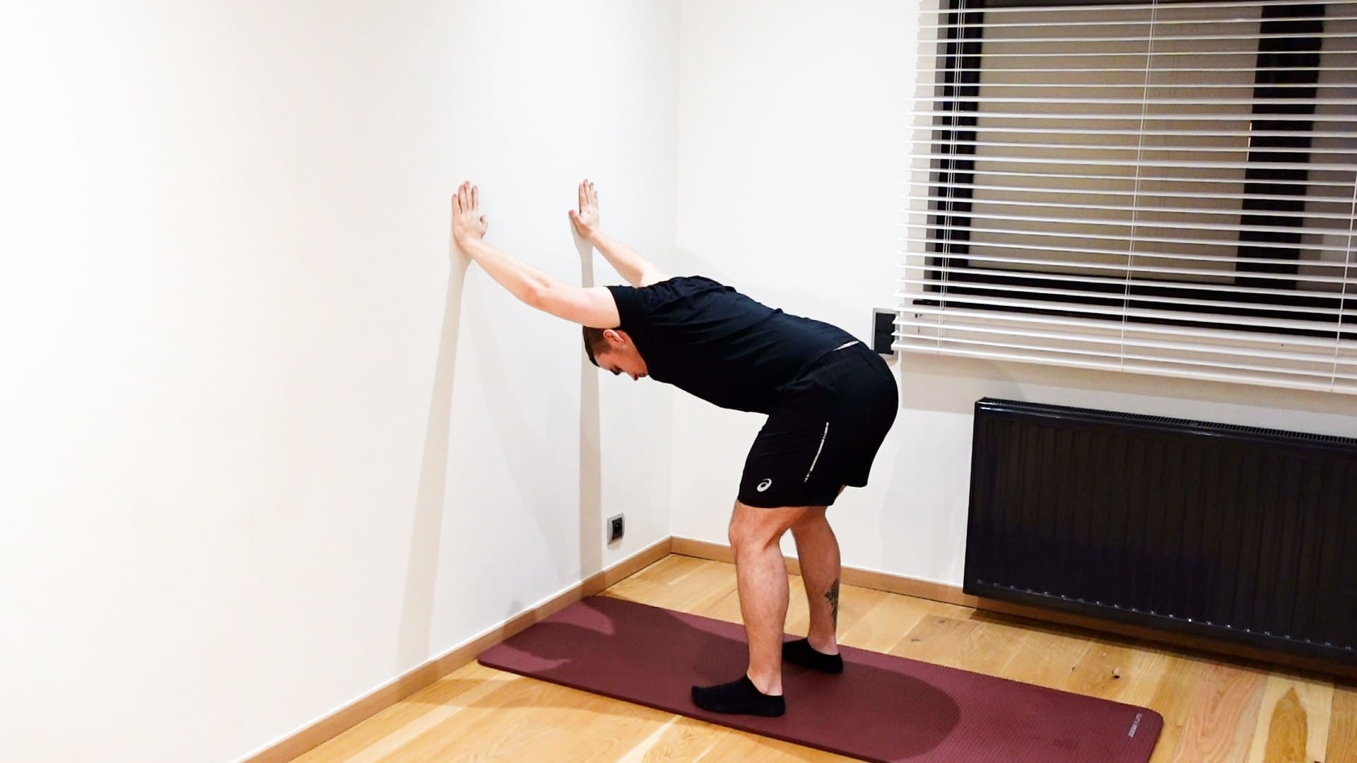 Vidéo d'exercice - Mobilisation flexion active contre mur