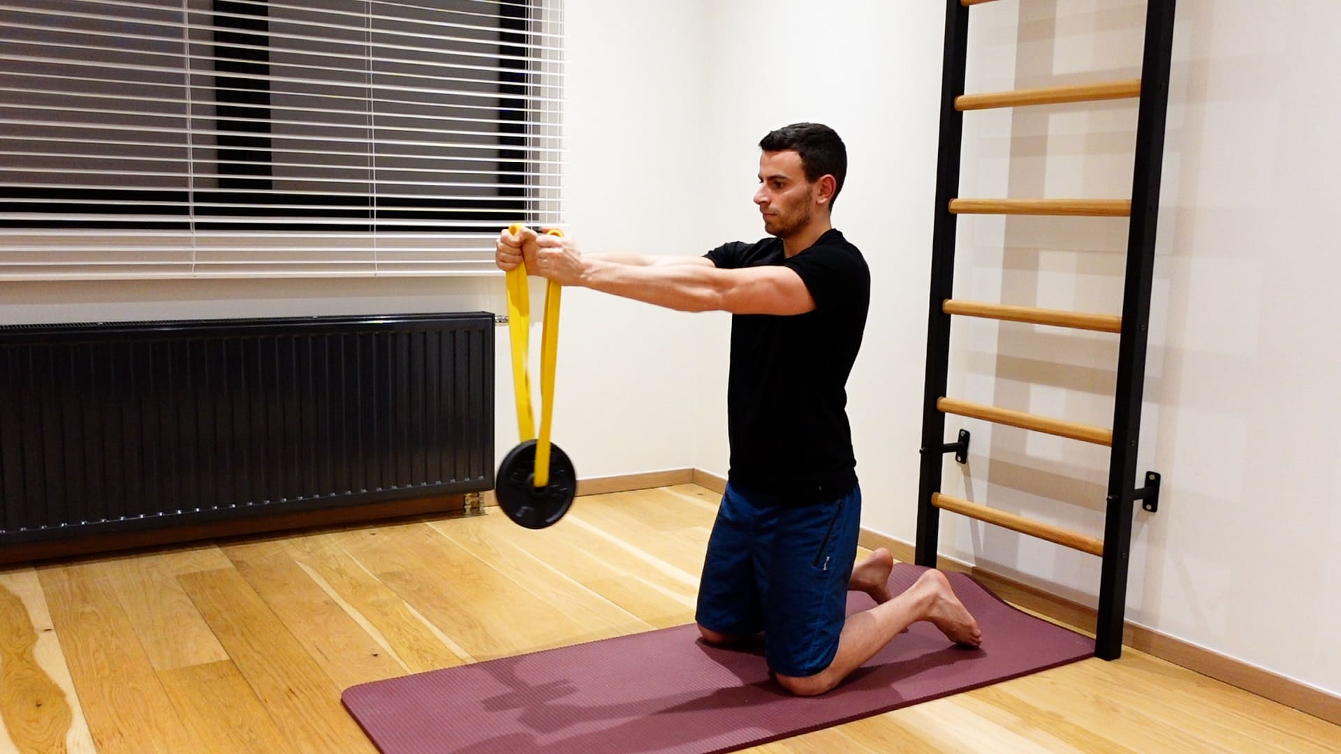 Vidéo d'exercice - Stabilisation réactive avec élastique lesté