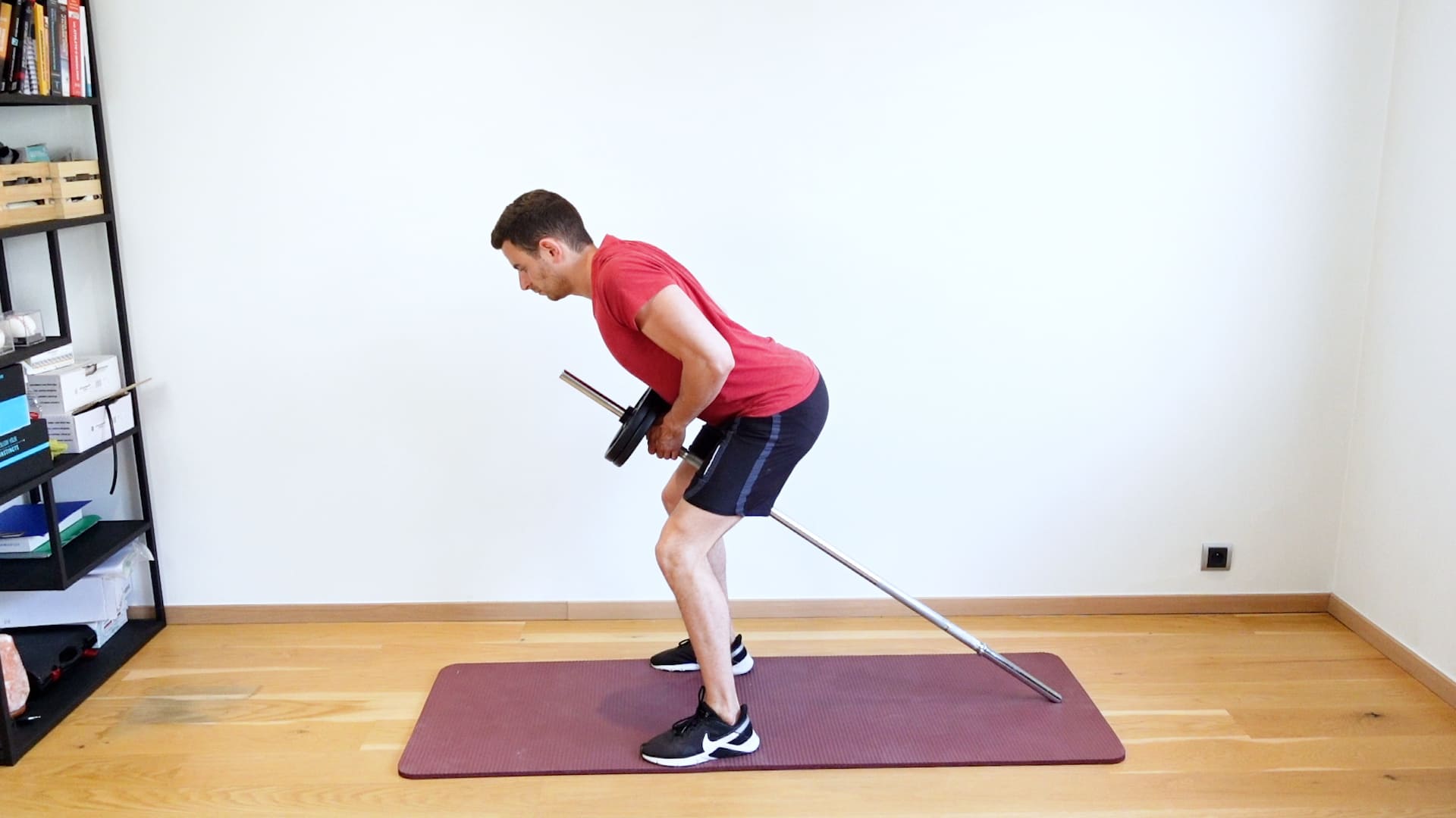 Vidéo d'exercice - Rowing avec barre