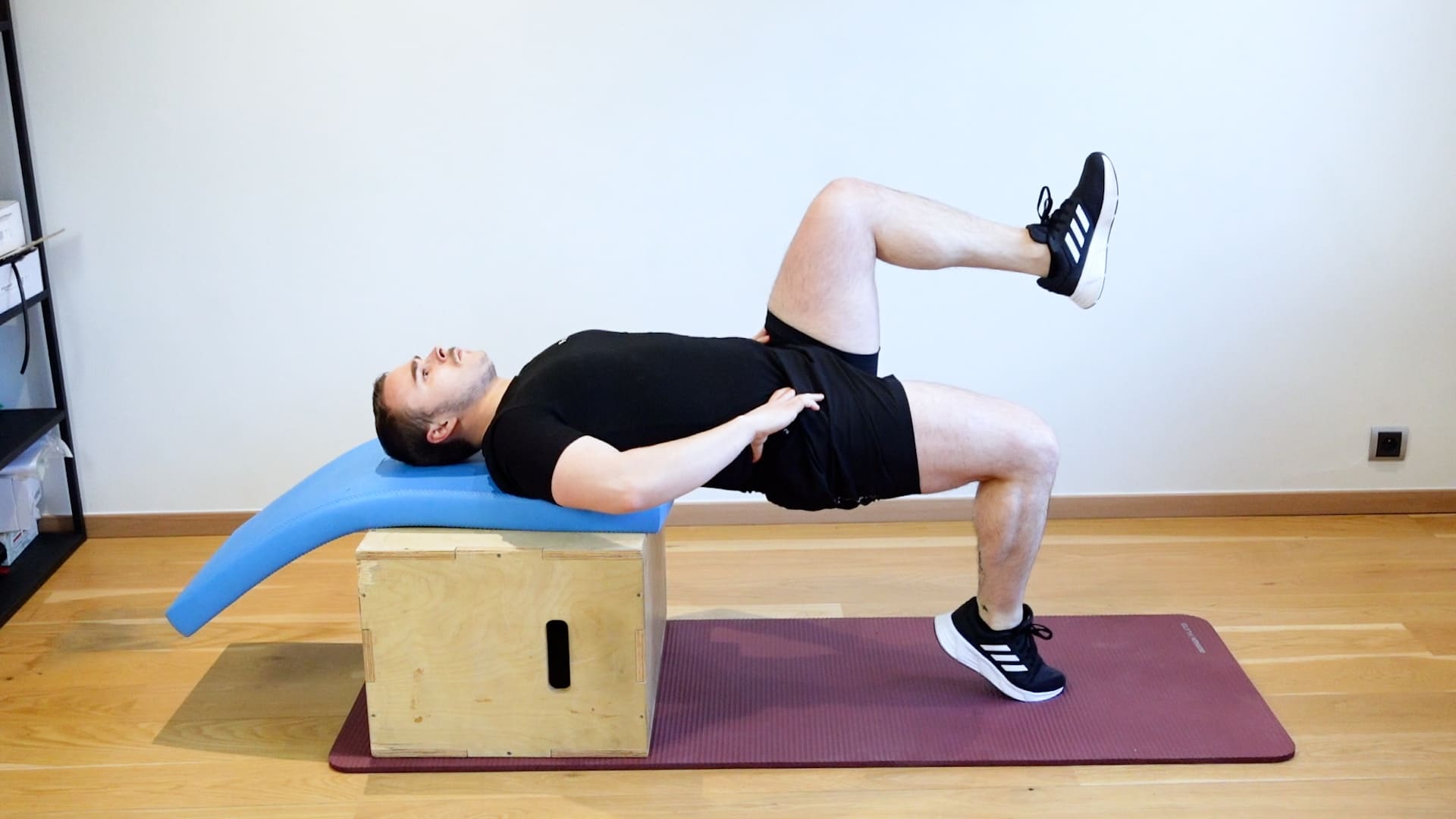 Vidéo d'exercice - Flexion de hanche dynamique en pont bustier