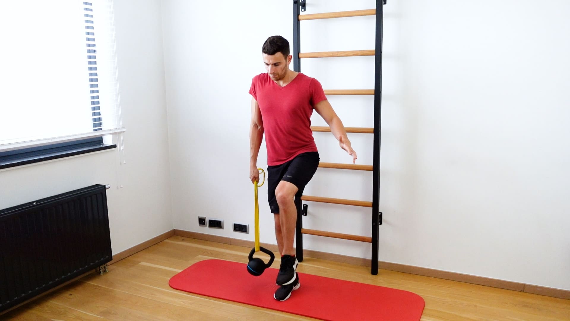 Vidéo d'exercice - Equilibre unipodal + déstabilisation