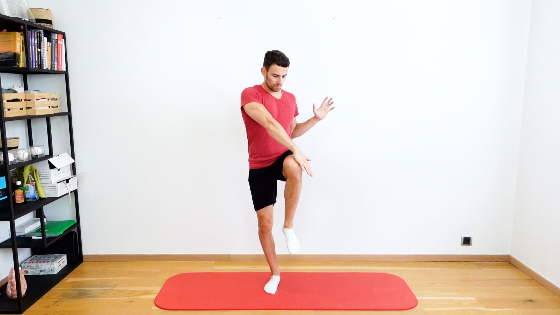 Vidéo d'exercice - Proprioception unipodale avec dissociation de ceinture