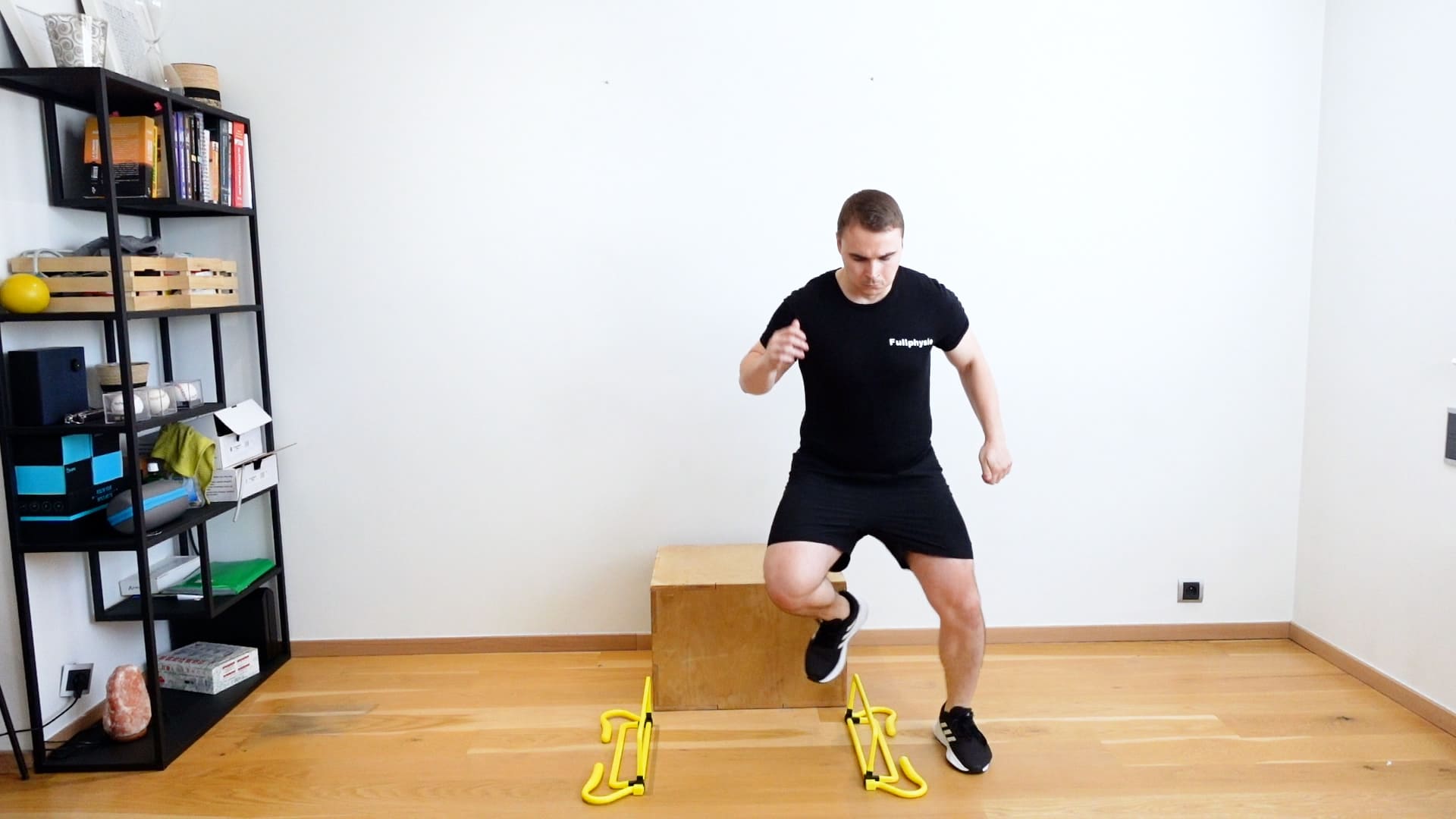 Vidéo d'exercice - Réception saut avec rebonds latéraux unipodaux par ...