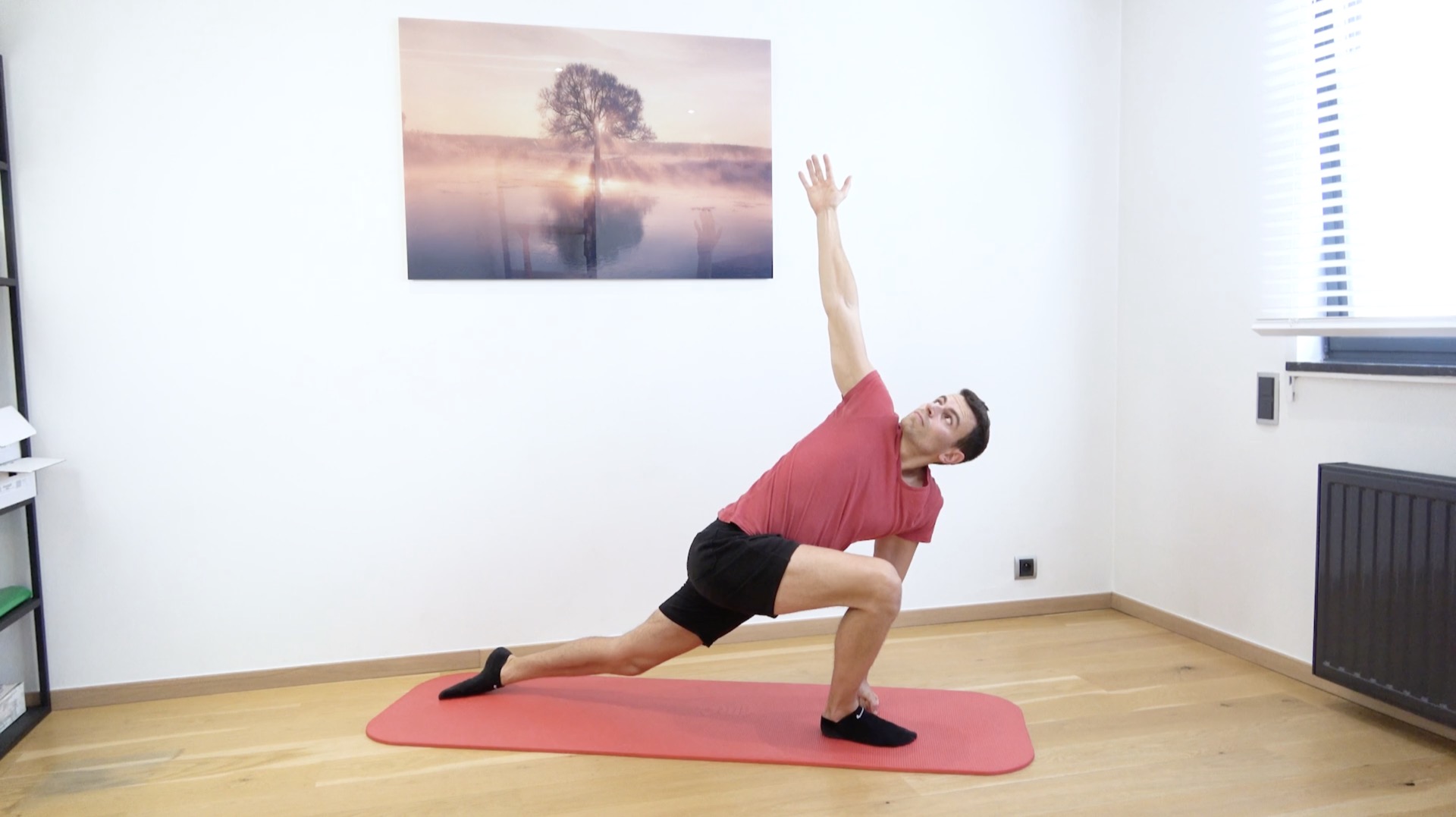 Vidéo d'exercice - Mobilité en rotation thoracique en fente profonde