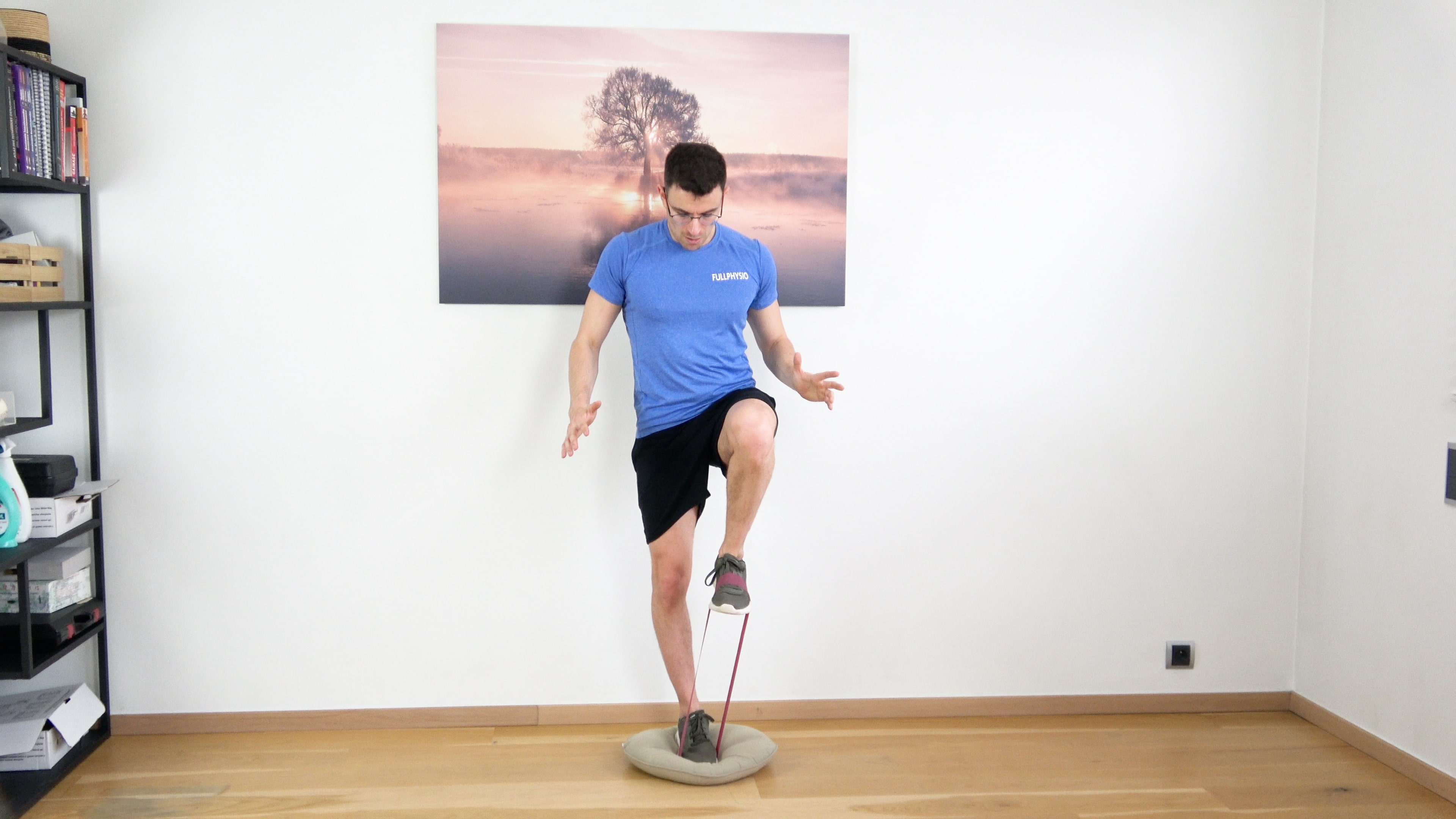 Vidéo d'exercice - Stabilisation cheville avec renforcement de hanche