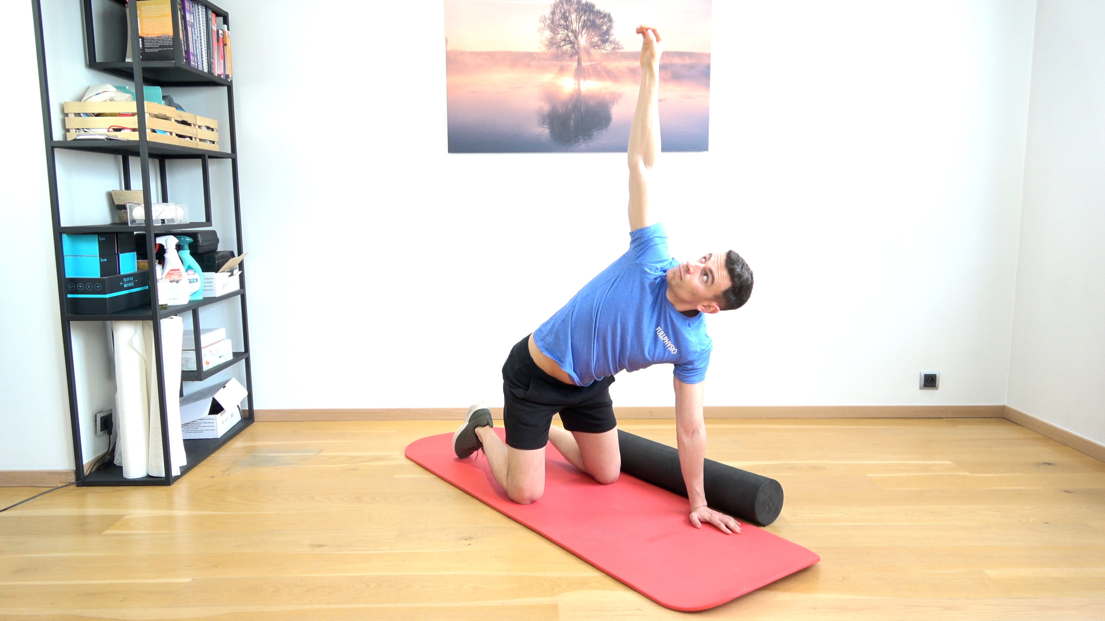 Vidéo d'exercice - Rotation thoracique en position quadrupédique