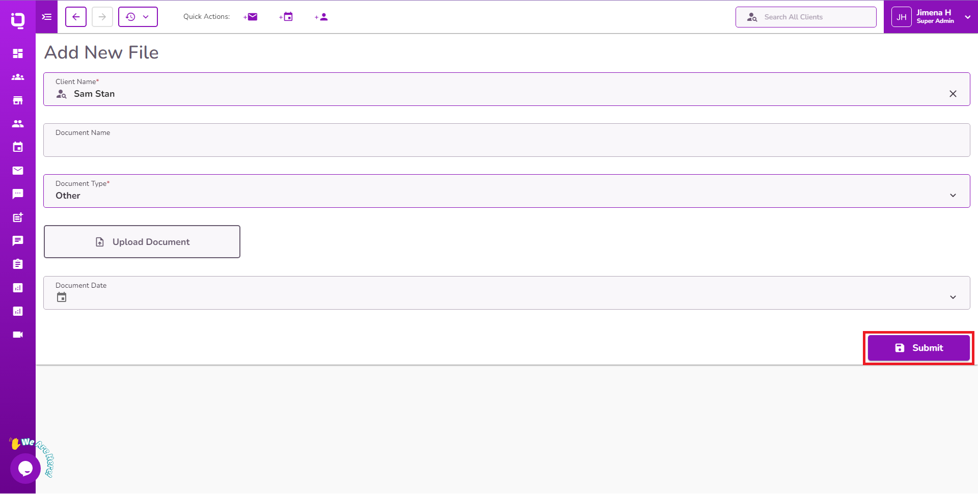 How to Add and Access Client Files - TiQ Help Center