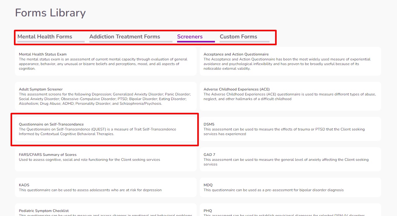 How to Complete a Clinical Form in TiQ - TiQ Help Center