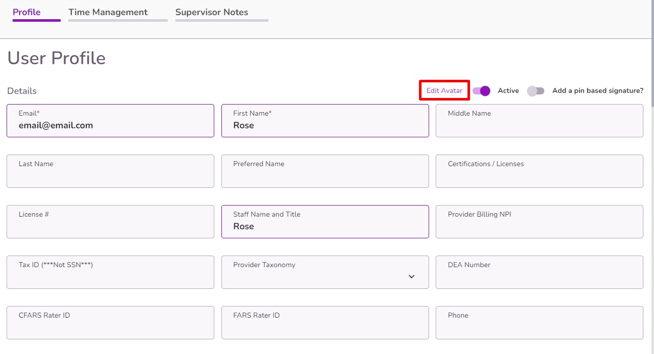 Add an Avatar to your User Profile - TiQ Help Center