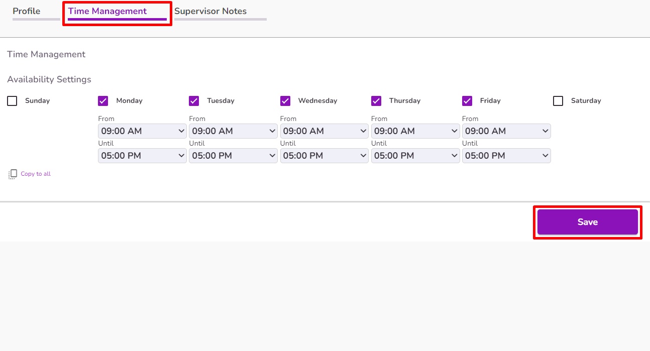 How to Set Up Provider Availability - User Set Up - TiQ Help Center