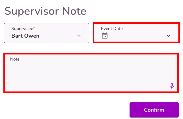 How to Record and Access a Supervisor Note - TiQ Help Center