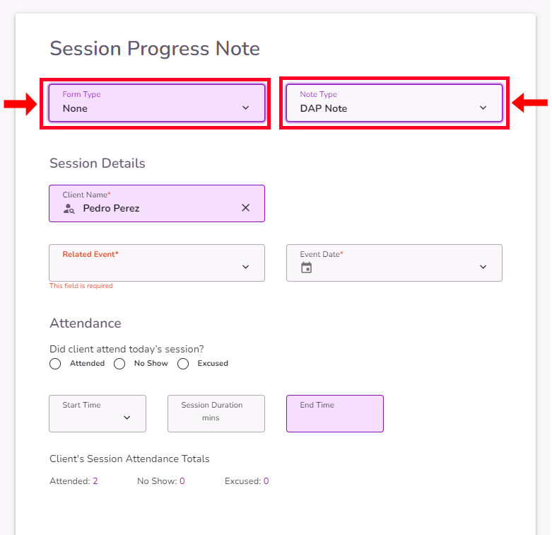 How to Complete a DAP Note - TiQ Help Center