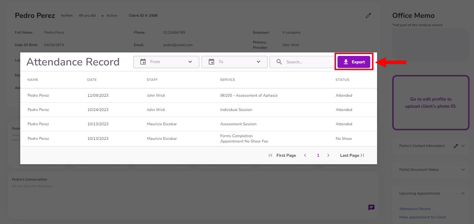 How to Create a Client Attendance Report - TiQ Help Center
