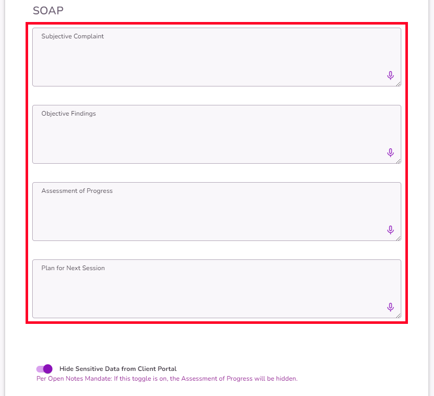 How to Complete a SOAP Note - TiQ Help Center