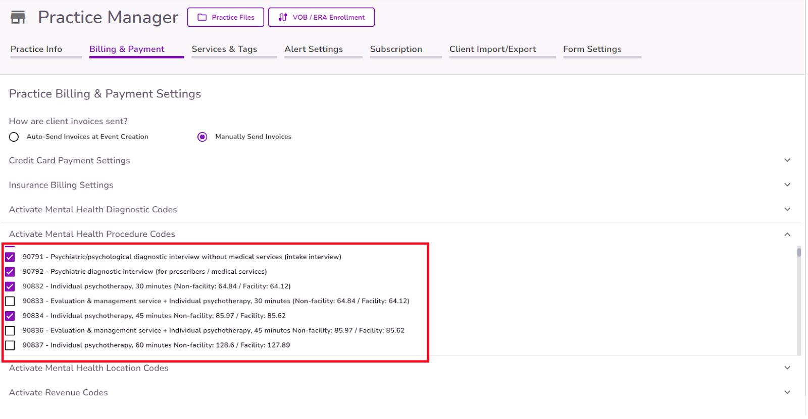 How to Add Services in Practice Settings - TiQ Help Center