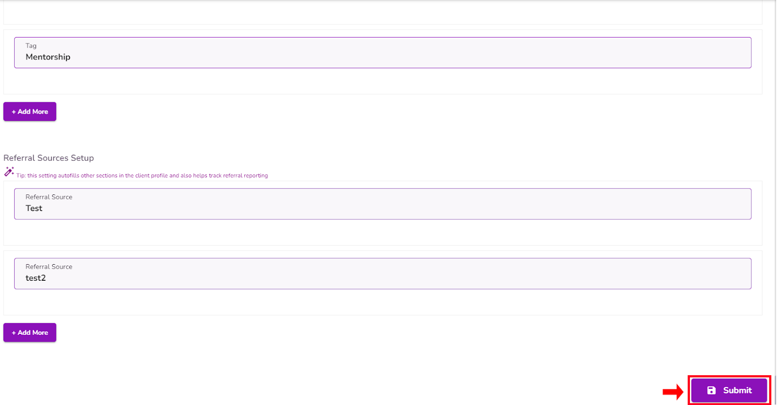 How to Add Services in Practice Settings - TiQ Help Center