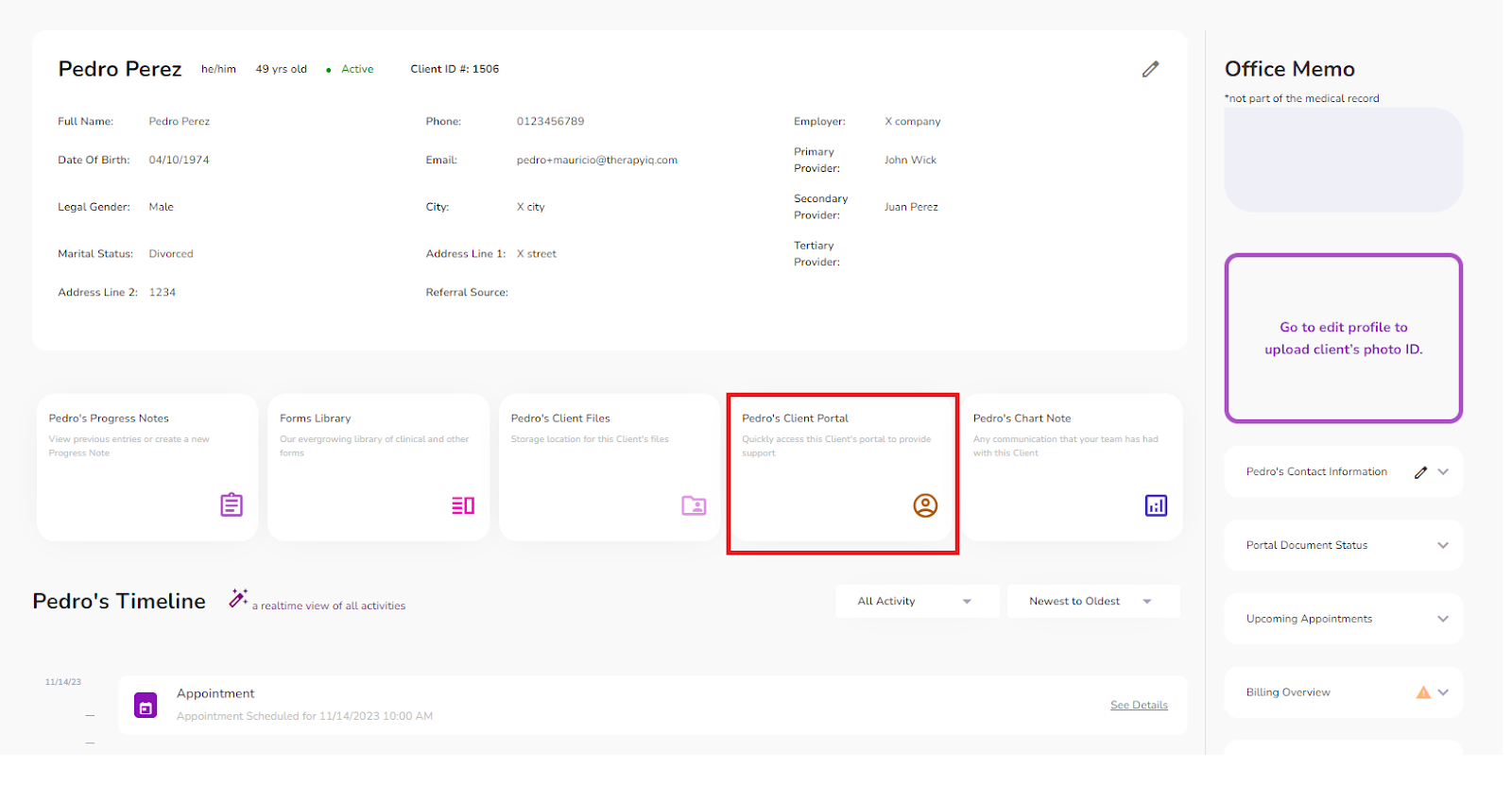 How to Access and Pay an Open Invoice in Client Portal - TiQ Help Center