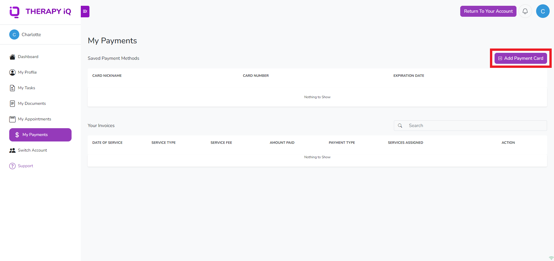 How your client can enter a payment method on their portal - TiQ Help ...