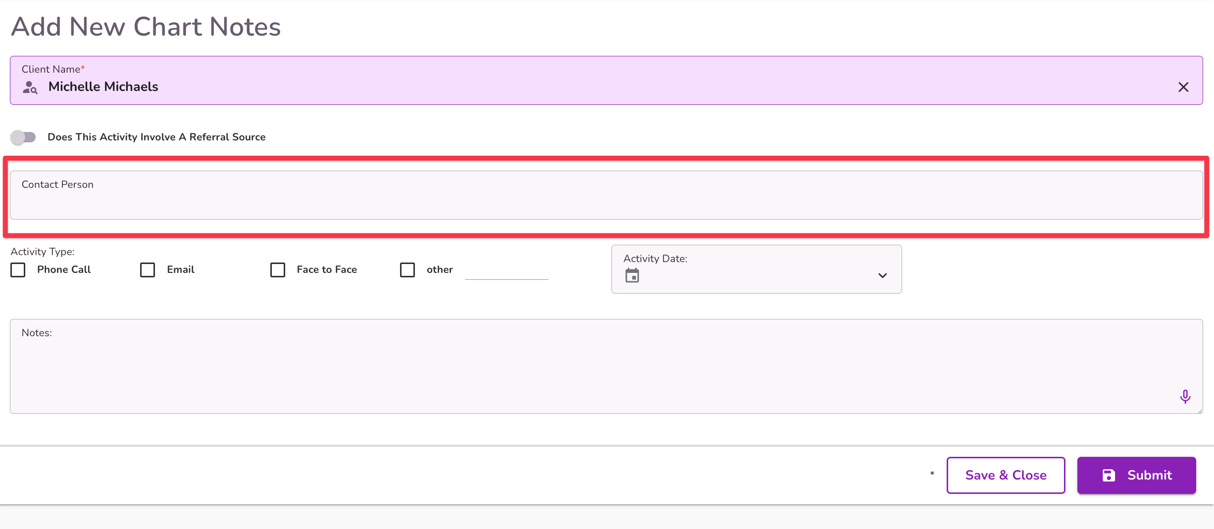 How to Add a Chart Note - TiQ Help Center