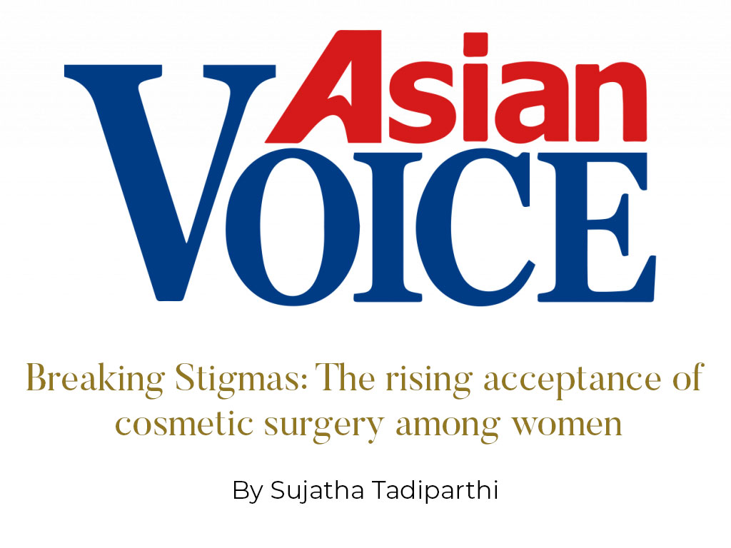 Sujatha Features in Asian Voice Magazine | Choice Aesthetics