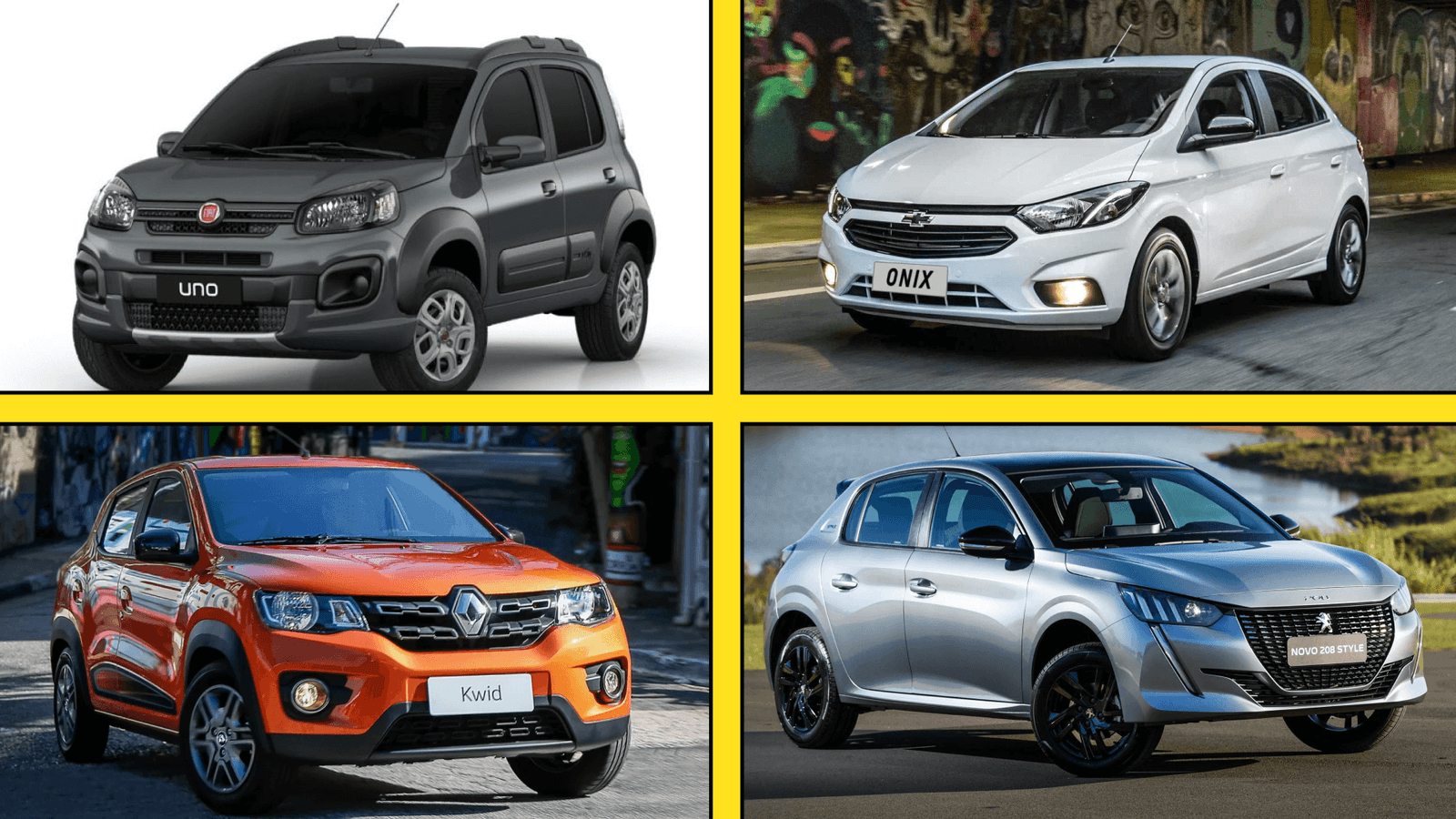 Os carros de entrada mais baratos em 2023: os modelos e preços