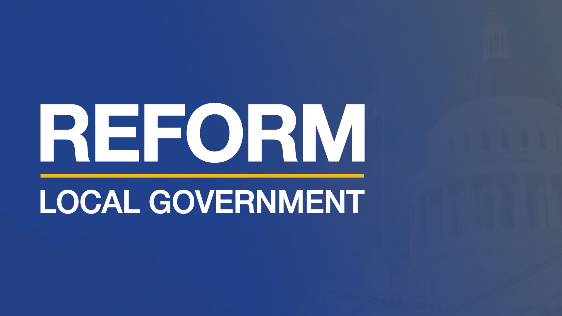 Reform Local Government | Campaigns