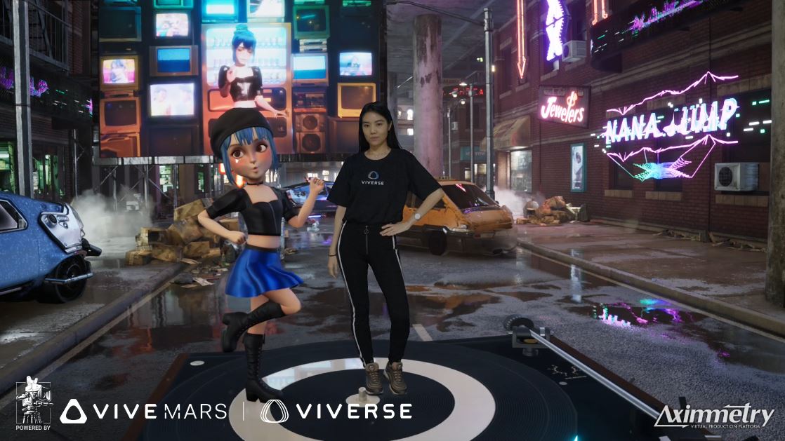 華納音樂台灣虛擬藝人 NANA 跳進 VIVERSE 元宇宙 結合 VIVE Mars 虛擬製片系統 打造沉浸式虛擬偶像世界 | VIVE Mars CamTrack