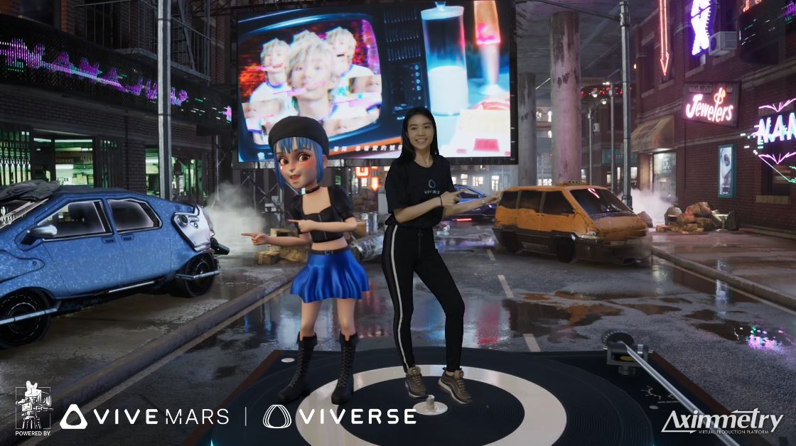 華納音樂台灣虛擬藝人 NANA 跳進 VIVERSE 元宇宙 結合 VIVE Mars 虛擬製片系統 打造沉浸式虛擬偶像世界 | VIVE Mars CamTrack