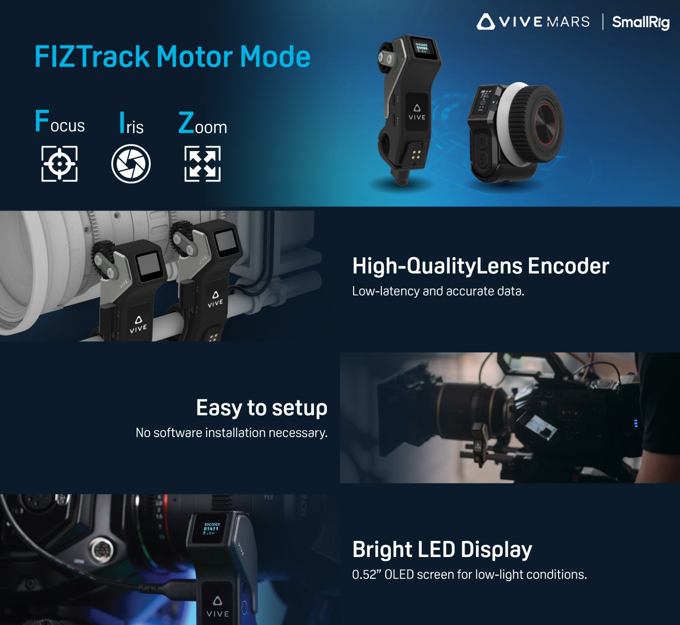 Enable FIZTrack Motor Mode | VIVE Mars CamTrack