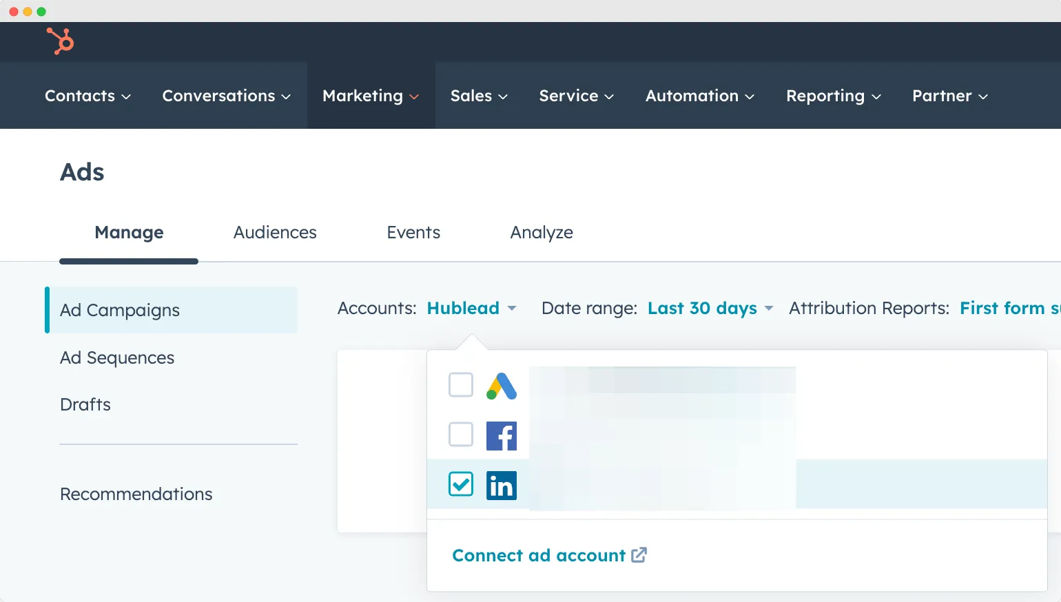 Hubspot And Linkedin Ads An Integration To Manage Campaigns