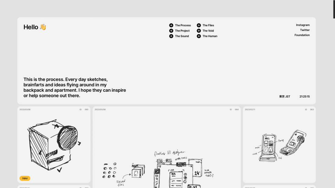 the process - Curated Design