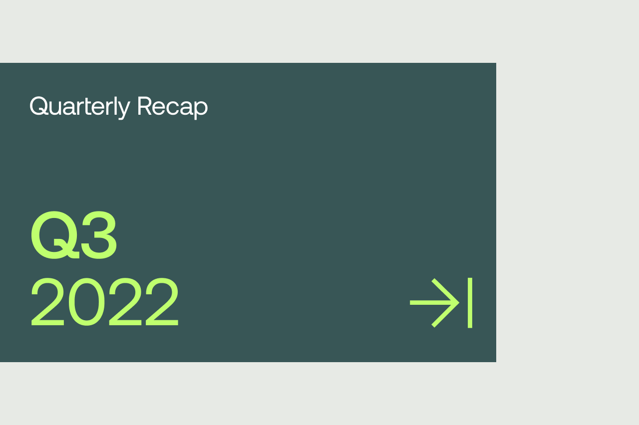 Product Updates: Q3 2022