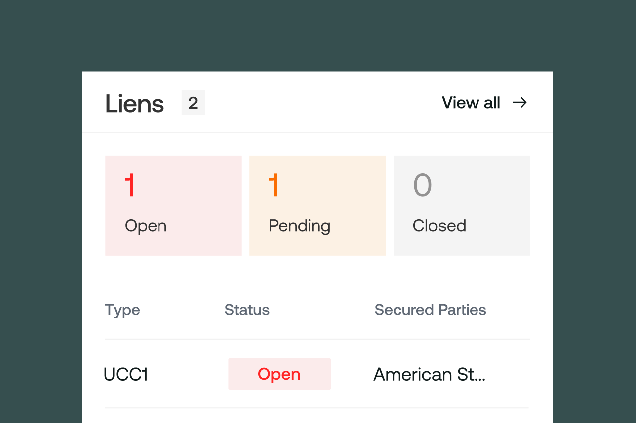My customer has a business lien. Now what?