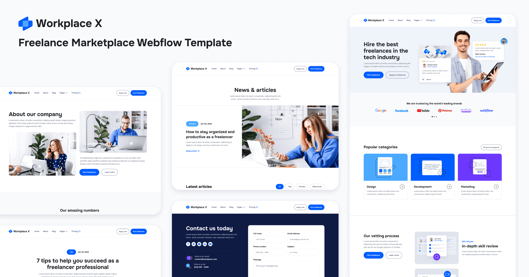 Checkout - Workplace - Webflow Ecommerce website template