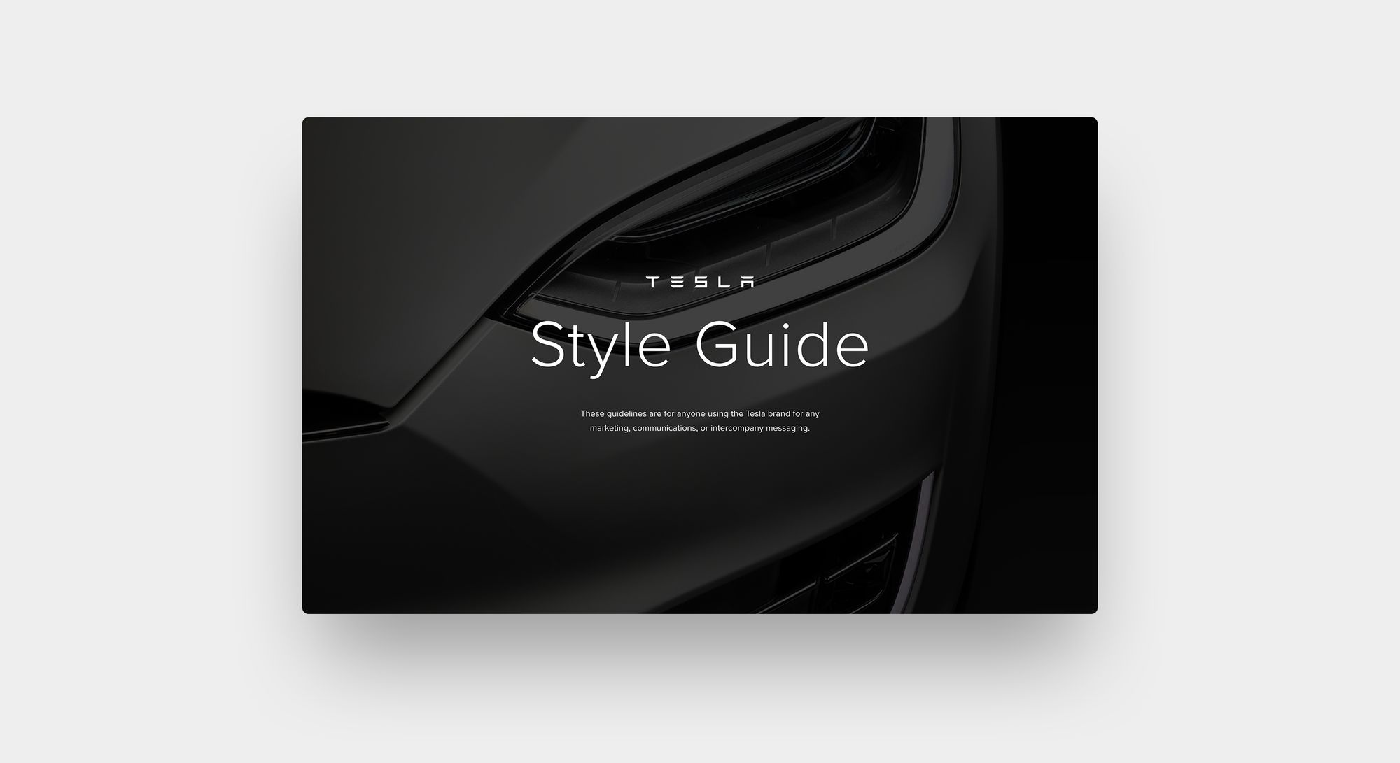 Jenn Lee — Tesla Style Guide