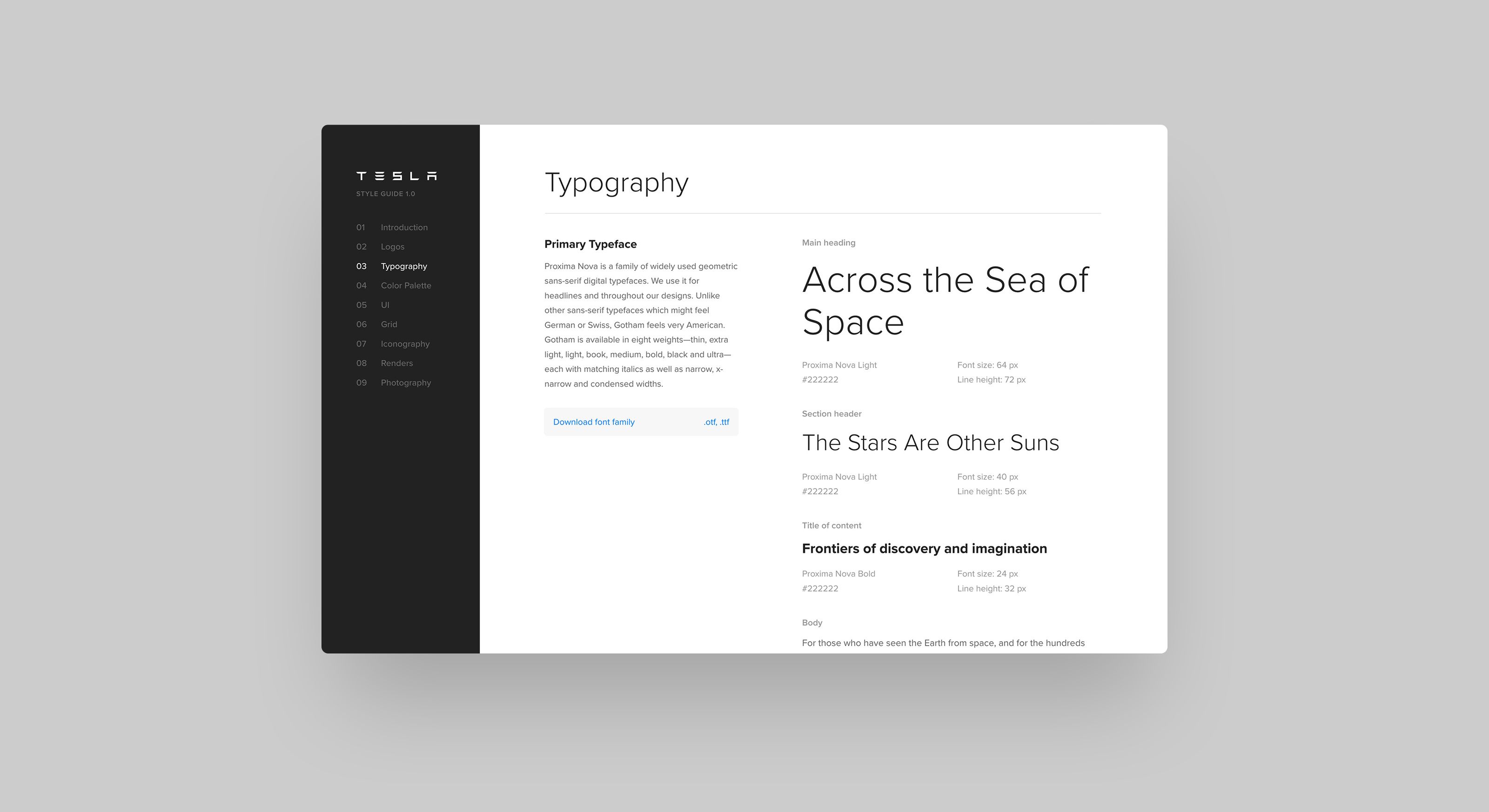 Jenn Lee — Tesla Style Guide