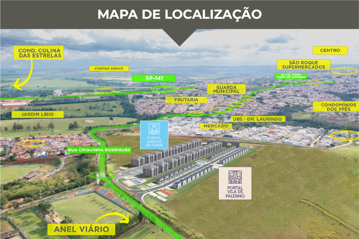 Portal Jardins de Turim - Empreendimento em Tatuí