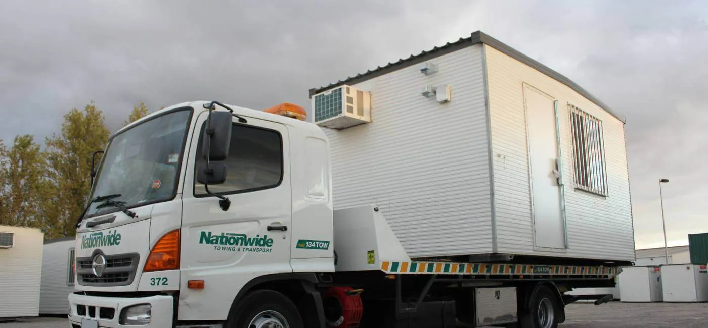 Portable Building Towing | Nationwide Group