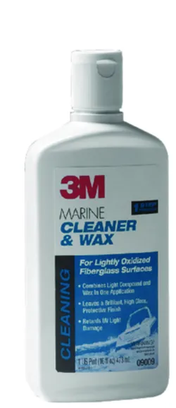 3M Liquid Fiberglass Cleaner and Wax, 16 oz. - Deans Marine