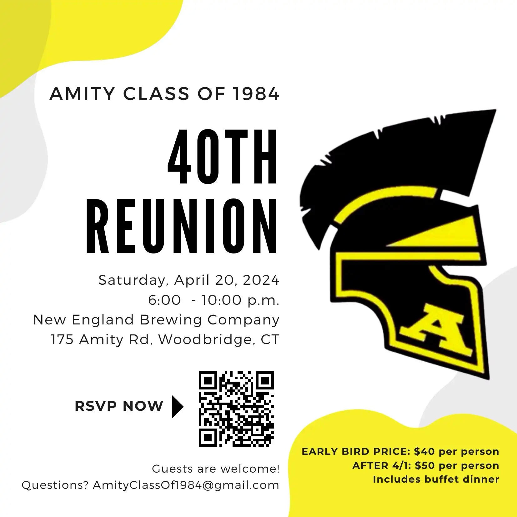 Mark Your Calendars, Class of '84! Amity Reunion Celebrates 40 Years